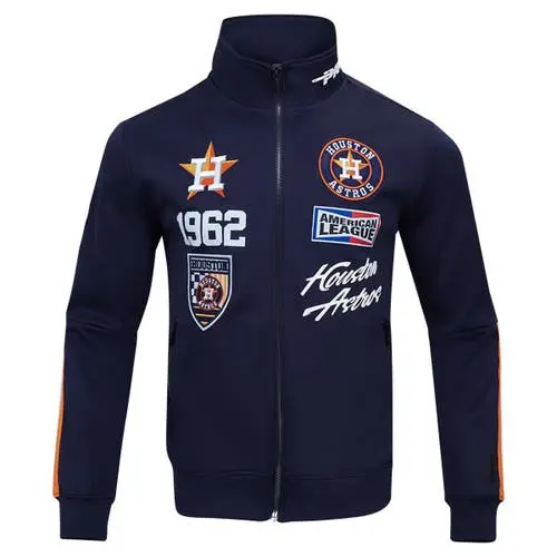 PRO STANDARD Houston Astros Fast Lane Full-zip Track Jacket