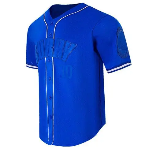 PRO STANDARD Stephen Curry Golden State Warriors Triple Tonal Mesh Button-up Shirt