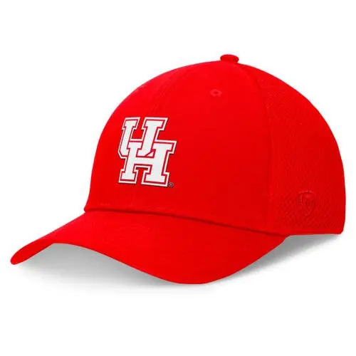 Top Of The World Houston Cougars Spacer Flex Hat - Red