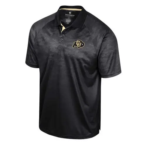 COLOSSEUM Colorado Buffaloes Honeycomb Raglan Polo