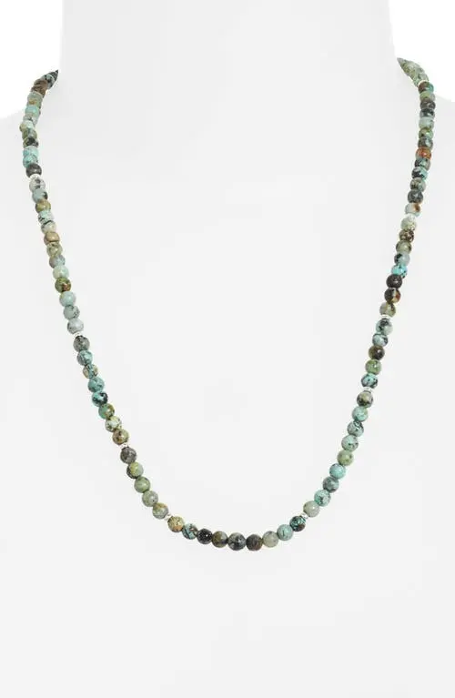 JONAS STUDIO And Sterling Silver Beaded Necklace - Turquoise
