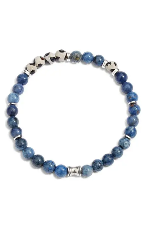 JONAS STUDIO Evil Eye Beaded Bracelet - Blue