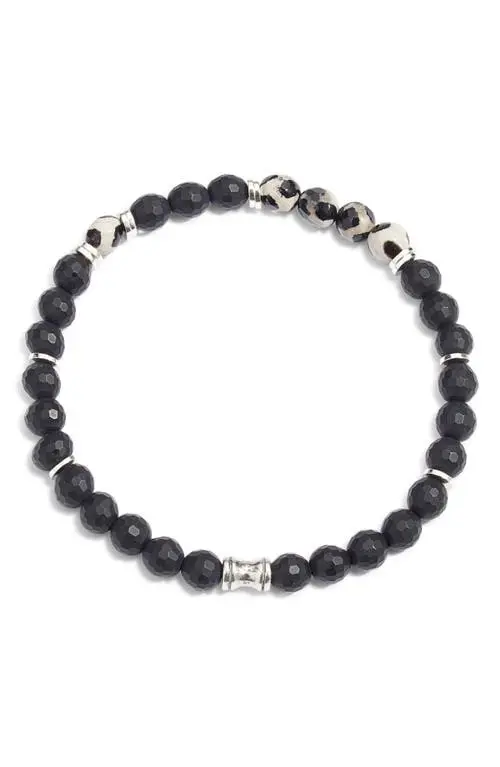 JONAS STUDIO Evil Eye Beaded Bracelet - Jet