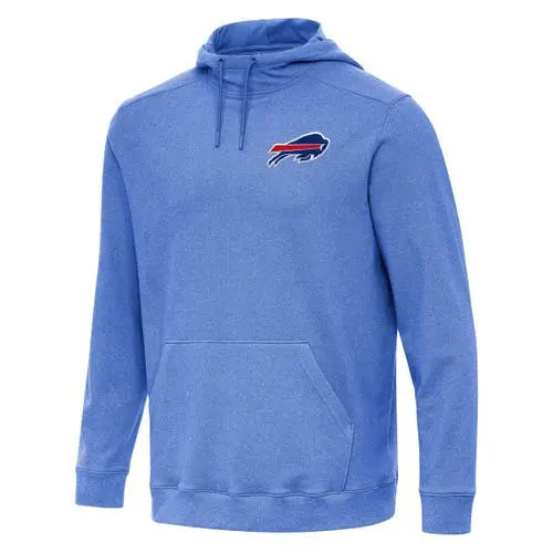 ANTIGUA Buffalo Bills Cloud Pullover Hoodie - Heather Royal