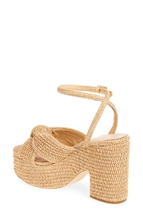 LOEFFLER RANDALL Liza Platform Sandals - Natural