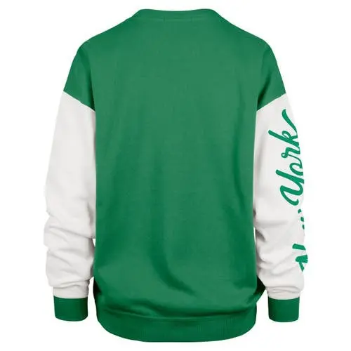 '47 New York Jets Double Header Rise Andie Pullover Sweatshirt