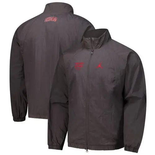 JORDAN BRAND Chicago Bulls Courtside Statement Edition Jumpman Jam Full-zip Jacket - Gray
