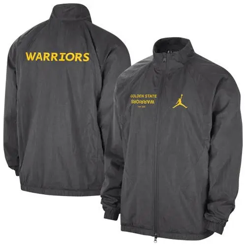JORDAN BRAND Golden State Warriors Statement Edition Jumpman Jam Full-zip Jacket