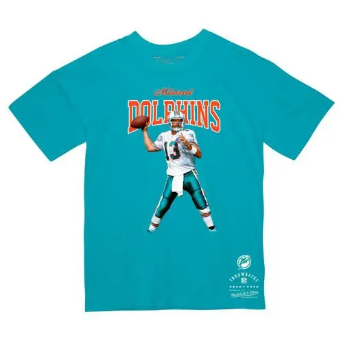 Mitchell & Ness Dan Marino Miami Dolphins Sideline Retired Player T-shirt