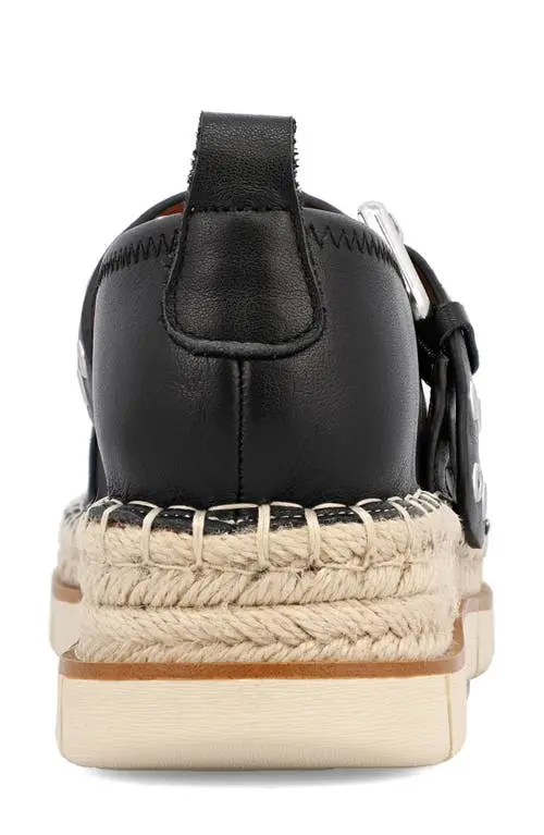 Mia Valri Espadrille Mary Jane Flat