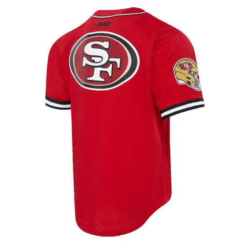 PRO STANDARD Brock Purdy San Francisco 49ers Mesh Button-up Baseball Jersey