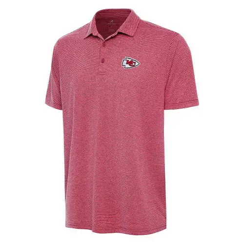 ANTIGUA Kansas City Chiefs Scheme Polo - Heather Red
