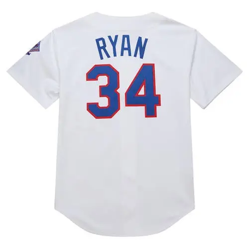 Mitchell & Ness Nolan Ryan Nolan Ryan Texas Rangers 1993 Cooperstown Collection Authentic Jersey
