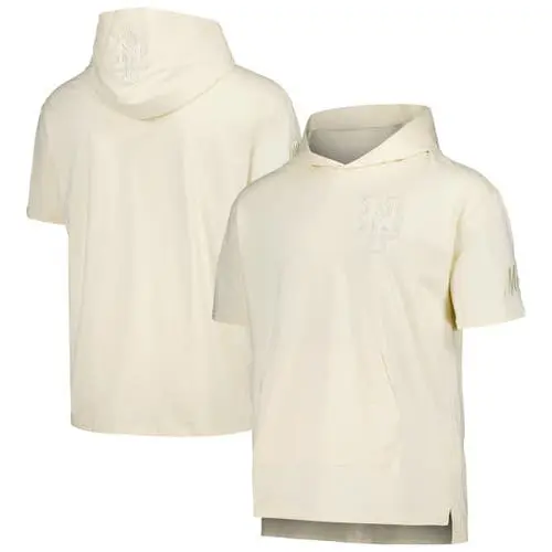 PRO STANDARD New York Mets Neutral Hoodie T-shirt - Cream