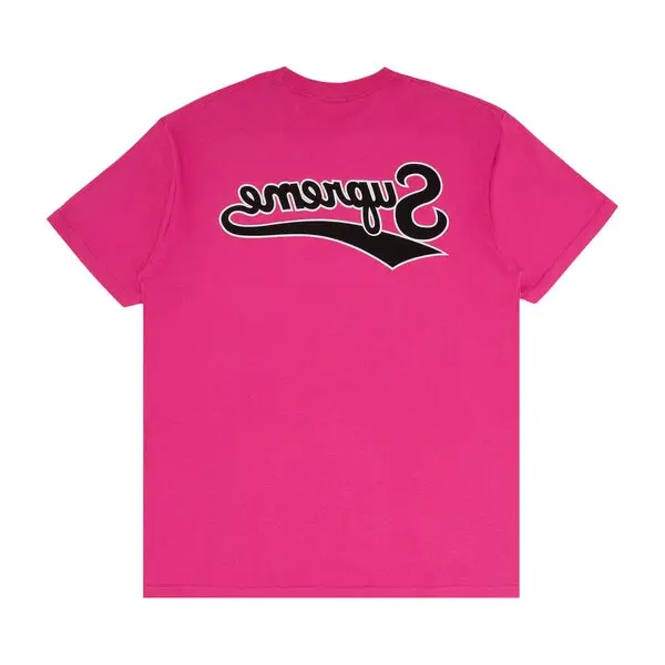 Supreme Backwards Tee 'fuchsia - Pink