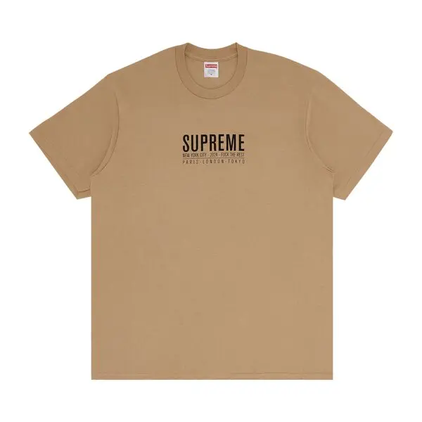 Supreme Paris Tee 'khaki - Tan