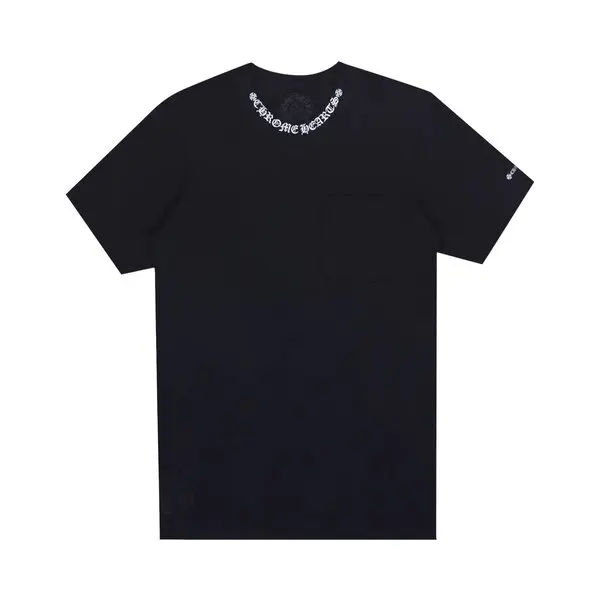 Chrome Hearts Neck Logo Tee - Black
