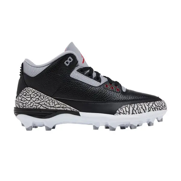 JORDAN 3 Retro Td Cleat - Black
