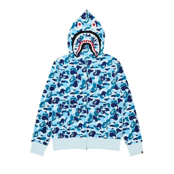 A BATHING APE Abc Camo Shark Full Zip Hoodie