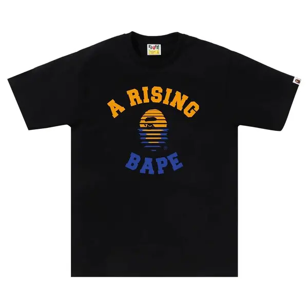 A BATHING APE A Rising Tee - Black