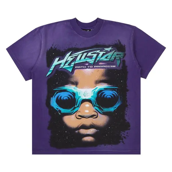 HELLSTAR Goggle Tee - Purple