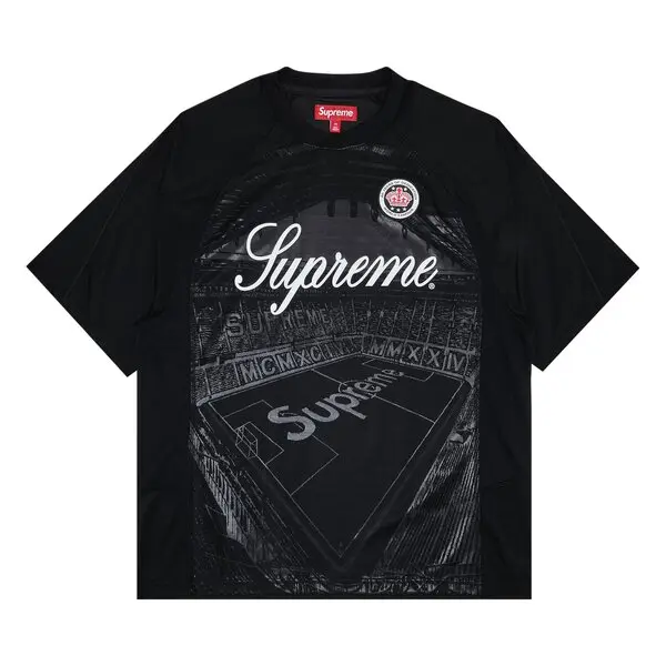 Supreme Jacquard Soccer Jersey - Black