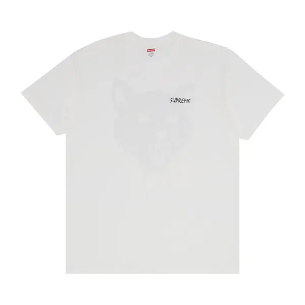Supreme Black Cat Tee - White