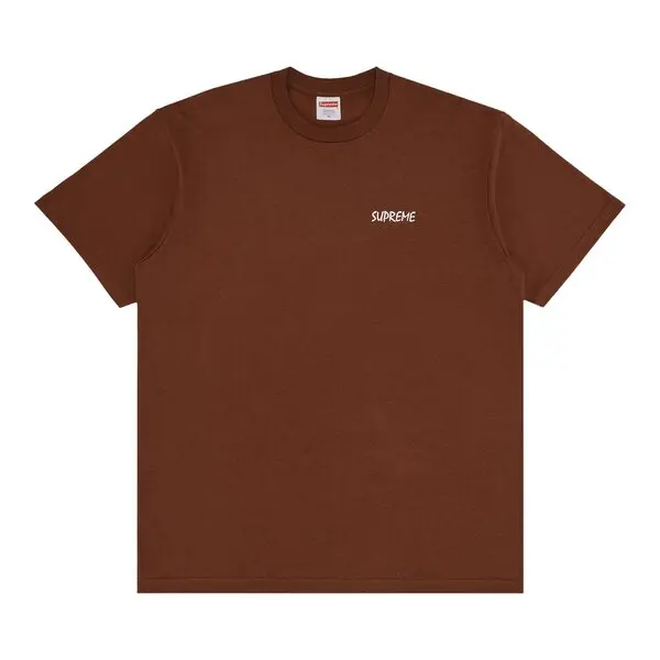 Supreme Black Cat Tee - Brown
