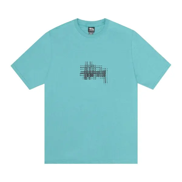 StÜssy Refracted Tee 'ocean - Teal