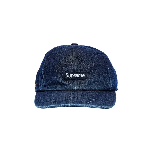 Supreme Cordura Denim Small Box 6-panel - Blue