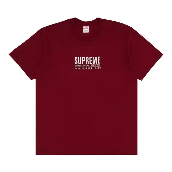 Supreme Paris Tee 'cardinal - Red