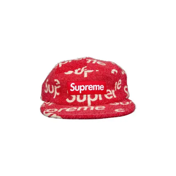 Supreme Harris Tweed Camp Cap - Red