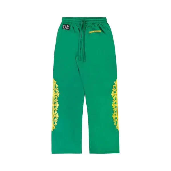 Chrome Hearts Floral Mesh Jersey Pants /gold