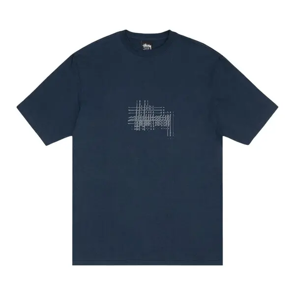 StÜssy Refracted Tee 'navy