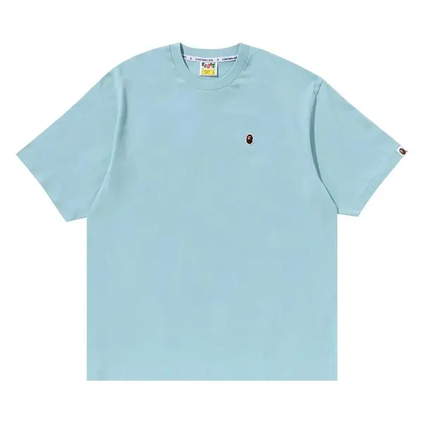 A BATHING APE Ape Head Relaxed Fit Tee - Blue