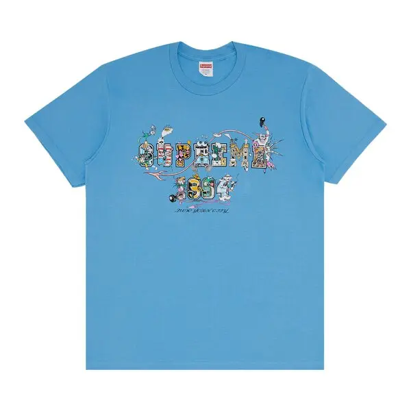 Supreme Varsity Tee 'bright - Blue