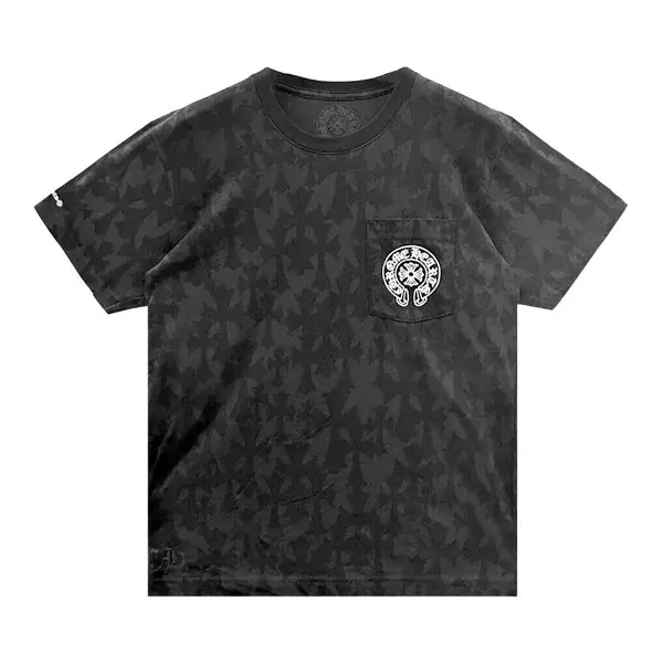 Chrome Hearts Cross Logo Monogram Scroll Logo Tee