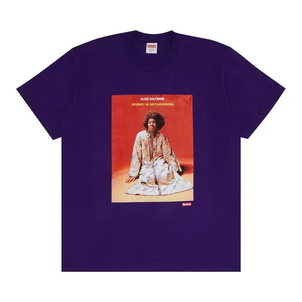 トップス Supreme Satchidananda Tee Purple M Supreme Satchidananda Tee – Underground Closet LLC