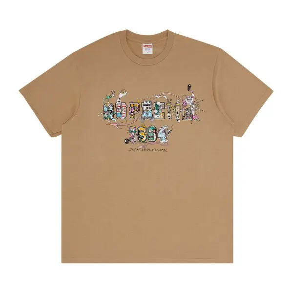 Supreme Varsity Tee 'khaki