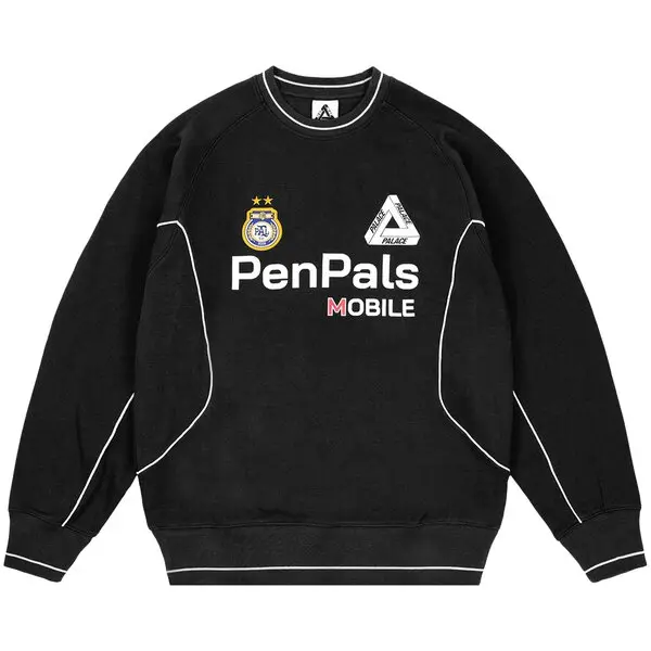 PALACE Pen Pals Crew - Black
