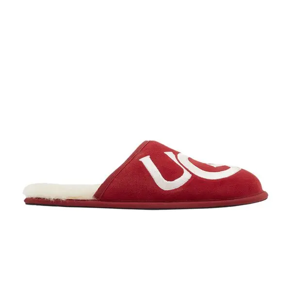 UGG Scuff Slipper With Logo - Red