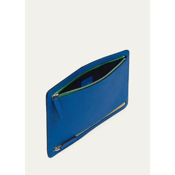 Smythson Panama Multi-zip Currency Case