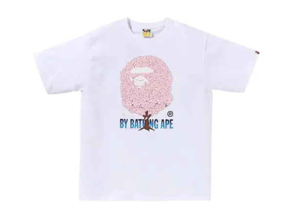 A BATHING APE Sakura Bathing Ape I Tee Shirt - White