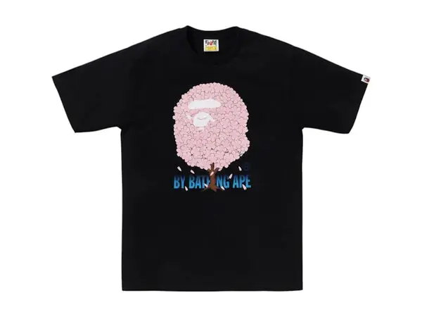 A BATHING APE Sakura Bathing Ape I Tee Shirt - Black