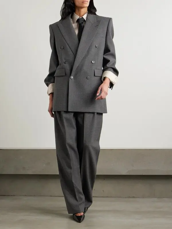 Saint Laurent Double-breasted Wool Blazer