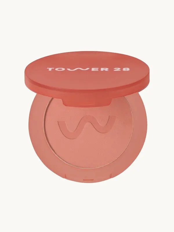 TOWER 28 Getset Blur + Set Matte Powder Blush - Long Beach Iced Tea