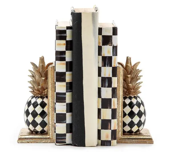 MACKENZIE-CHILDS Pineapple Bookends
