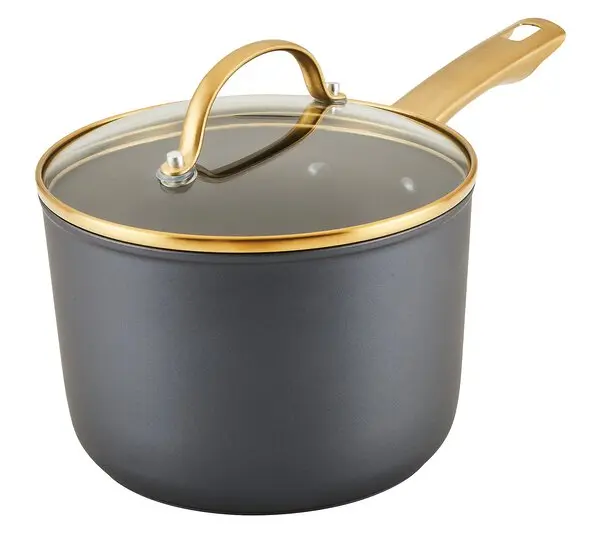 FARBERWARE Forged Induction Nonstick Saucepan W / Lid 3 Qt - One-color