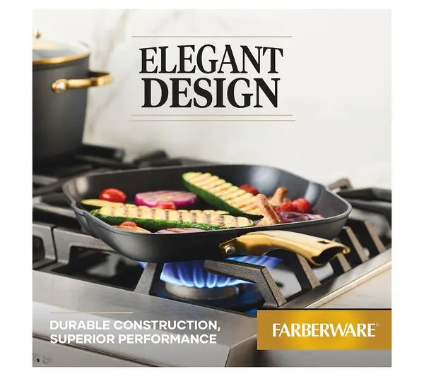 FARBERWARE Forged Induction Ceramic Nonstick Sq Uare Pan 11