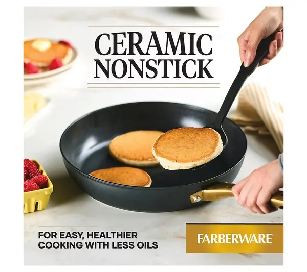 FARBERWARE Forged Induction Nonstick Frying Pan 12.25 Inch